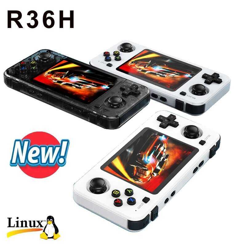 2025 Bagong R36h Retro Handheld Console Open-Source Ux System Classic ...