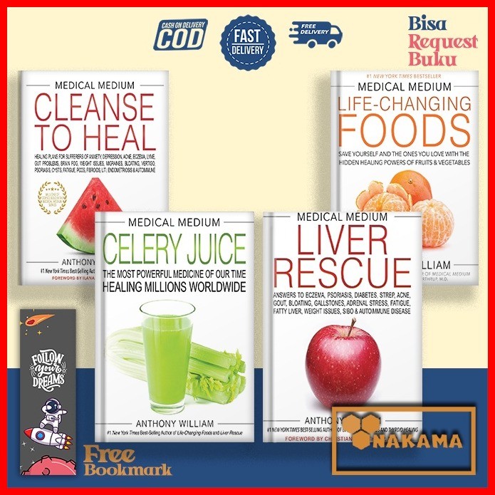 ⚾︎ Medical Medium: Cleanse to Heal (8Books) by Anthony William (English ...