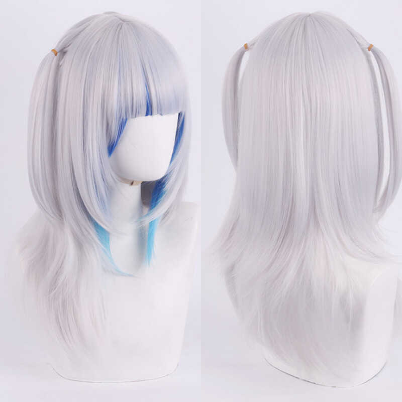 Cardamom wig hololive Gawr Gura virtual idol shark cosplay anime wig ...