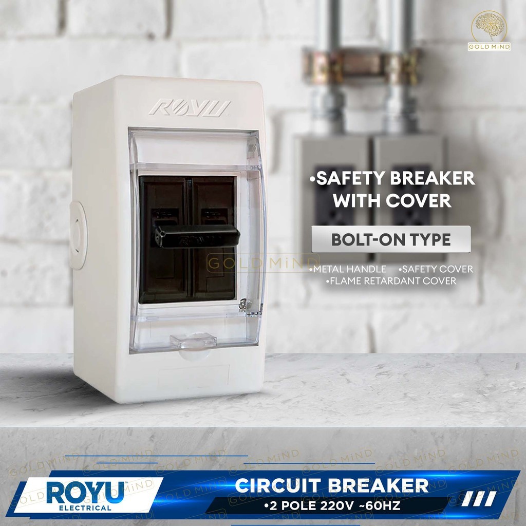 Royu Original Circuit Breaker Plug-In & Bolt-On Screw Type Terminal ...