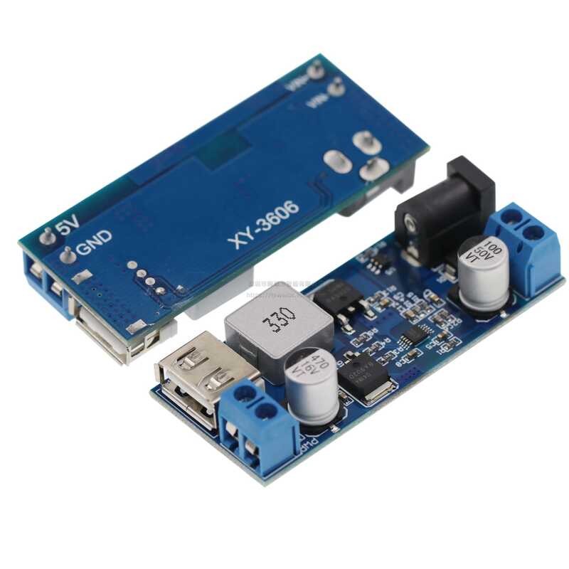 24V/12V to 5V 5A power module DC-DC buck XY-3606 power converter super LM2596S a75 | Shopee ...