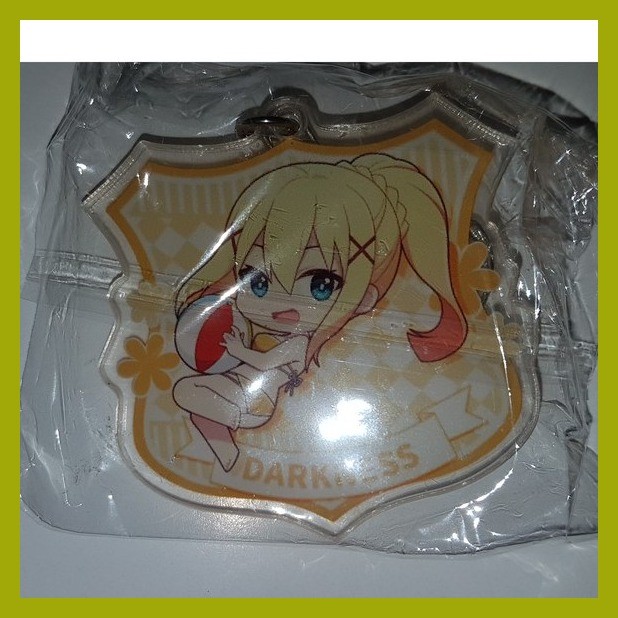 Konosuba Acrylic Anime Premium Keychain 2 ( Megumin , Aqua , Darkness ...