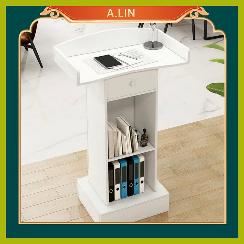 ⚡ Upgraded small modern podium welcome desk speech desk reception desk ...