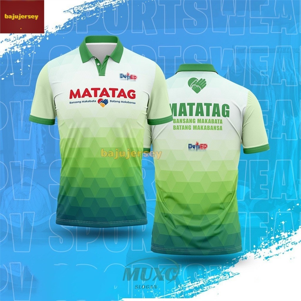2024 NEW！！！MATATAG UNIFORM SUBLIMATION POLO CODE-F209 | Shopee Philippines