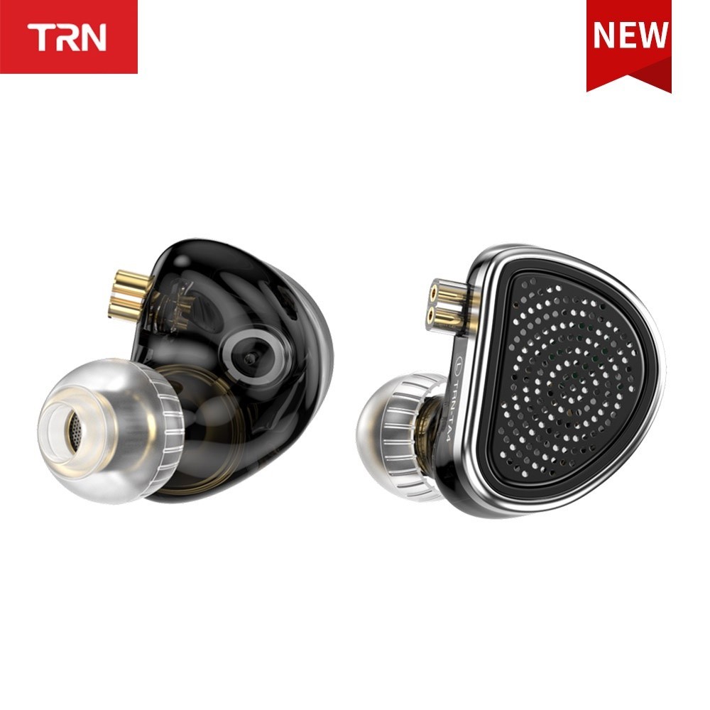 TRN TA4 2DD+2BA Hybrid In-Ear Monitor Earphones HiFi Bass Sound High ...