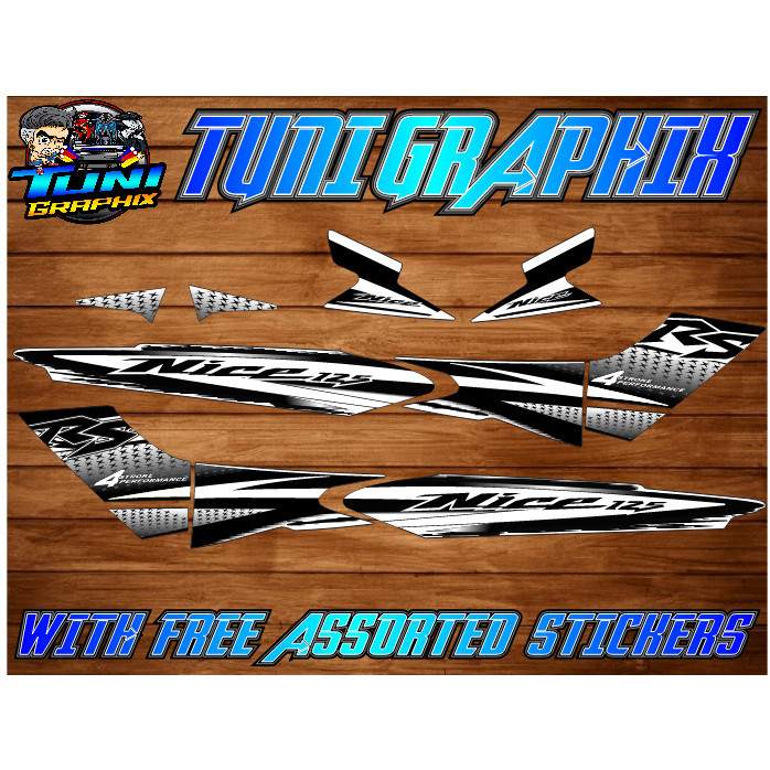 NICE 125 / RS 125 2003 STOCK THAI DECALS | Shopee Philippines