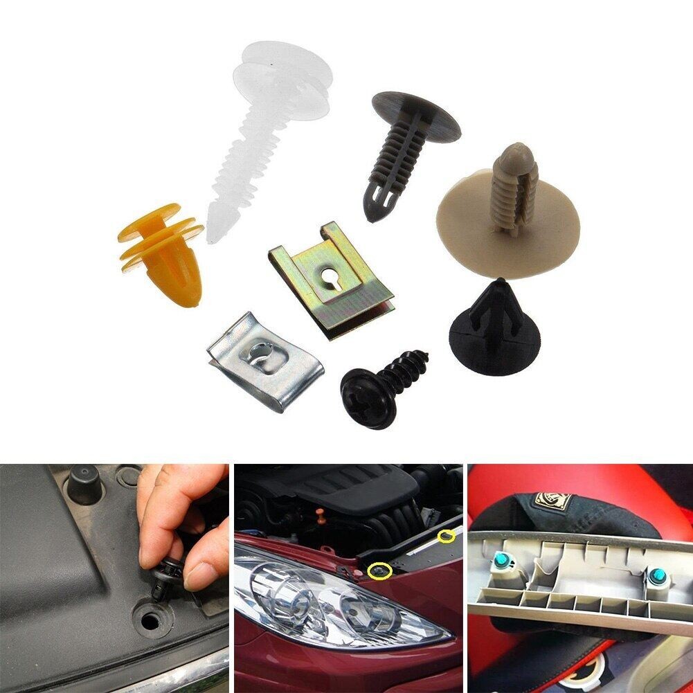 【Fast Delivery】500Pcs Car Fastener Clips Universal Car Bumper Retainer ...
