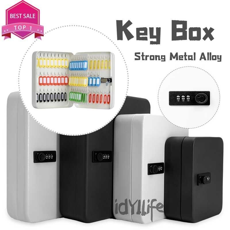 Box Key Office Combination Lock Storage Cabinet Metal Car Password ...