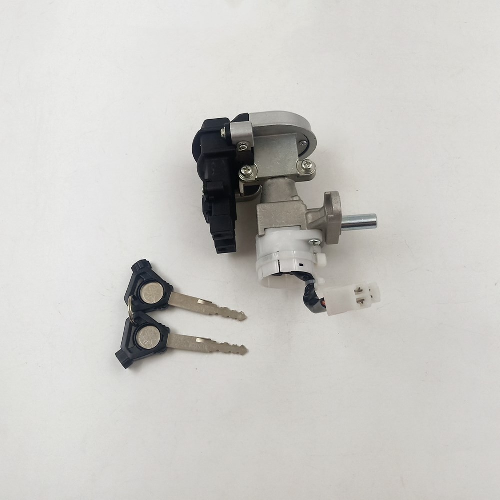 Motorcycle Ignition Switch Lock Key Set Motocross Fuel Gas Tank Cap ...