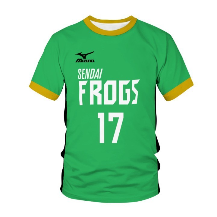 2024 Haikyuu T-shirt Cosplay Kamomedai Sendai Frogs High School ...