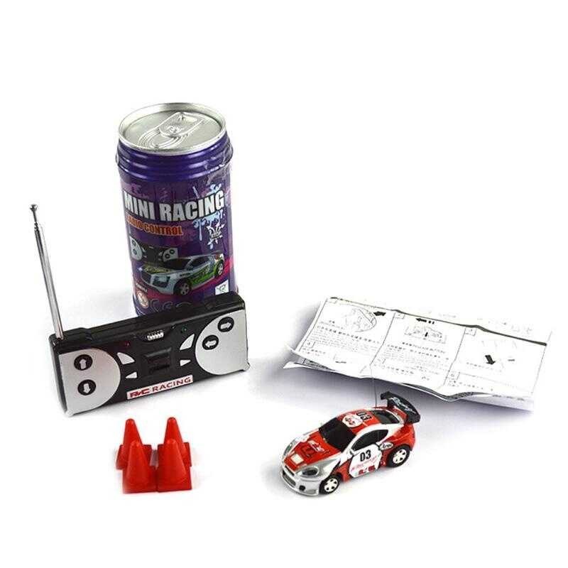 Mini Coke Can Speed RC Radio Remote Control Micro Racing Car Toy ...