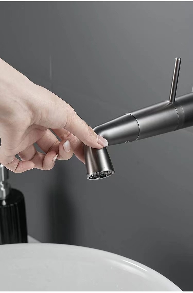 Concealed Wall-Mounted Brass Basin Faucet for Hotels and Homes with Hot ...