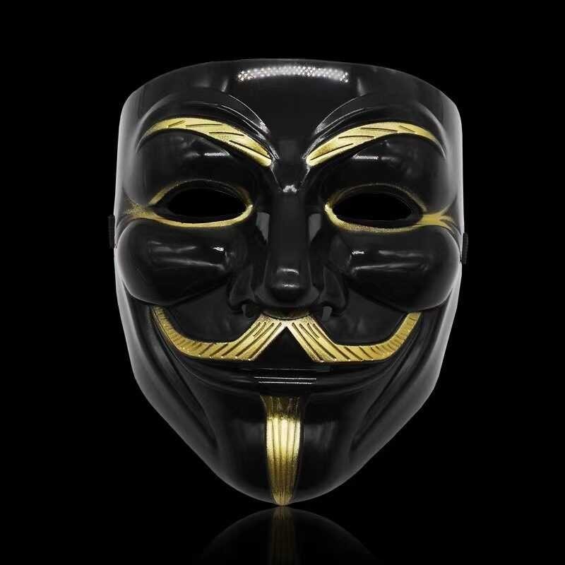 2025 V-shaped Enemy Full Face Plastic Horror Ghost Mask | Shopee ...