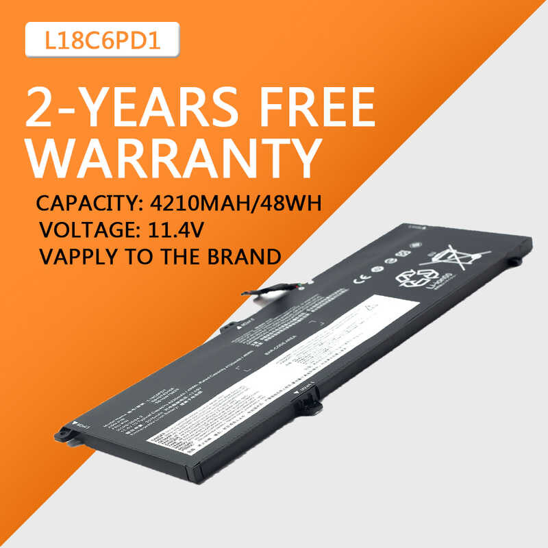 L18c6pd1 Laptop Battery For Lenovo Thinkpad X390 X395 X13 1St Gen ...
