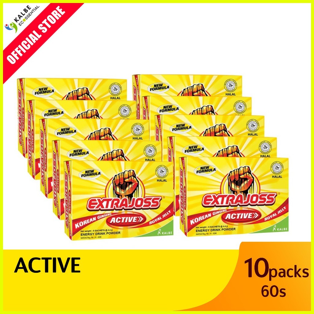 Extra Joss Energy Drink 10 Packs (60 Sachets) | Shopee Philippines
