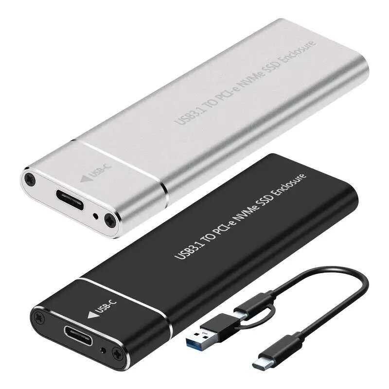 Yy M2 External NVME Enclosure PCIE 10Gbps 3.1 Gen2 USB C Adapter ...