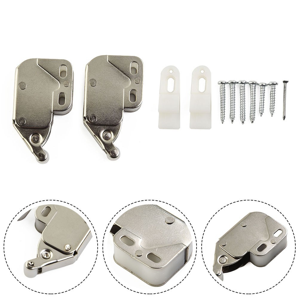 FSFO_Mini Touch Latch Automatic Spring Catch for Push To Open Cupboard ...