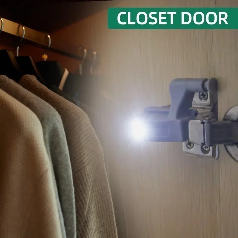 Under Cabinet Light - LED Inner Hinge Lamp - Universal Wardrobe ...