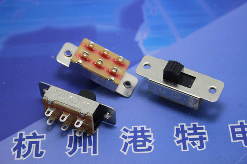 SS23F19G6 two row pin 2P3T toggle 3A current sliding switch | Shopee ...
