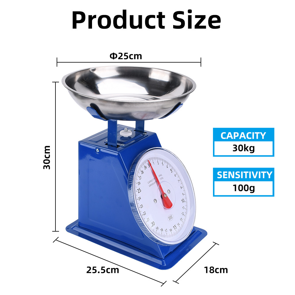 【3 Year warranty】10/30kg Weighing Scale Table Scale general master ...