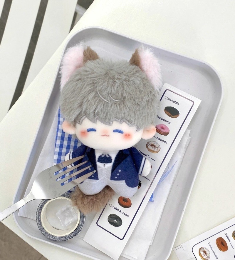 Love & Deep Space Shen Xavier 10cm Cat Butler Plush Doll - High-Quality ...