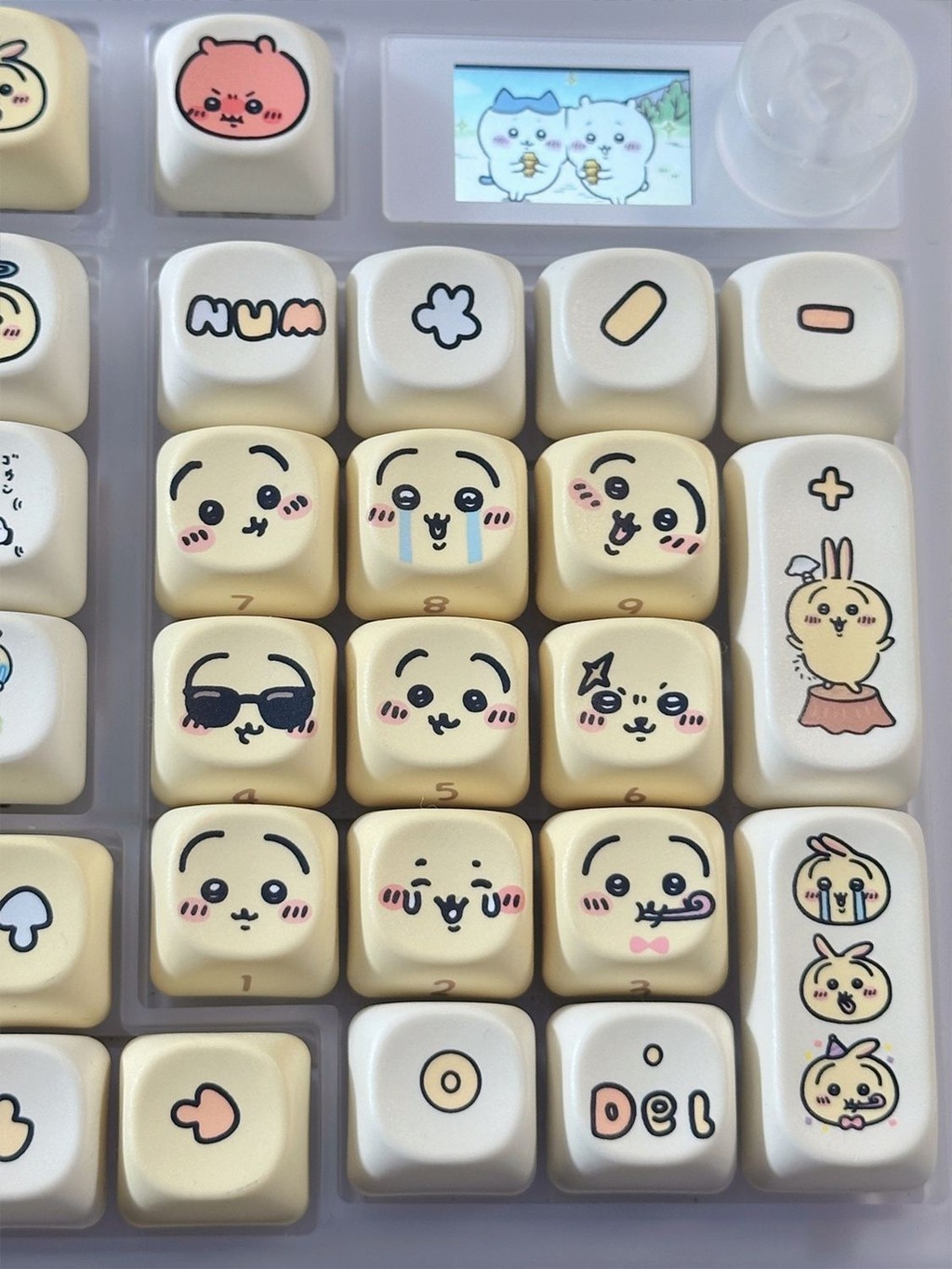 Chiikawa Keycap Usagi Hachiware MOA Profile PBT Five-side Dye ...