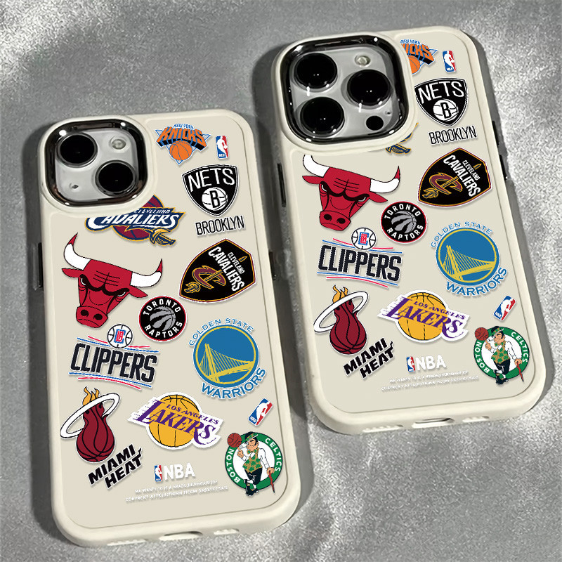 Trendy Basketball Team Logo Pattern Phone Casing Compatible for IPhone ...