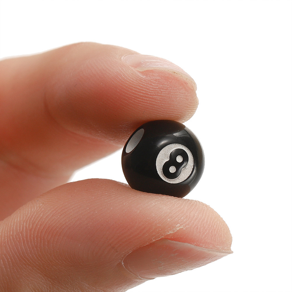 St.kunkka 20-50Pcs 10 * 11mm Acrylic Black 8 Billiard Color 8 Billiard ...