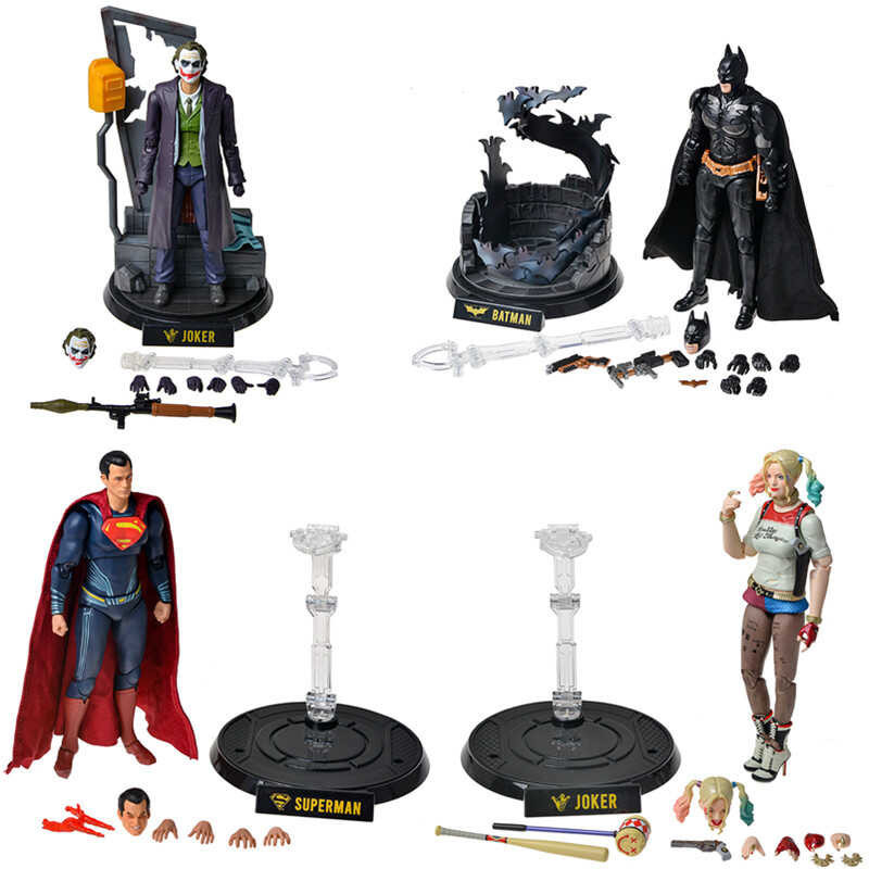 Fondjoy Genuine DC Batman Joker Action Figure Superman Harley Quinn ...