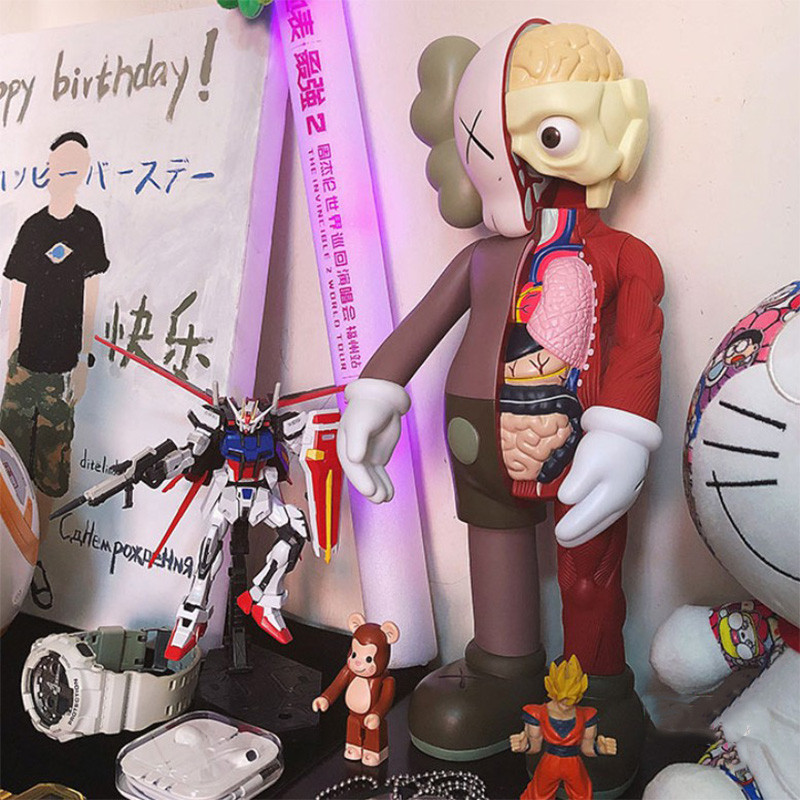 20CM/8" KAWS COMPANION Collectible Model Doll Flayed Open Dissected ...