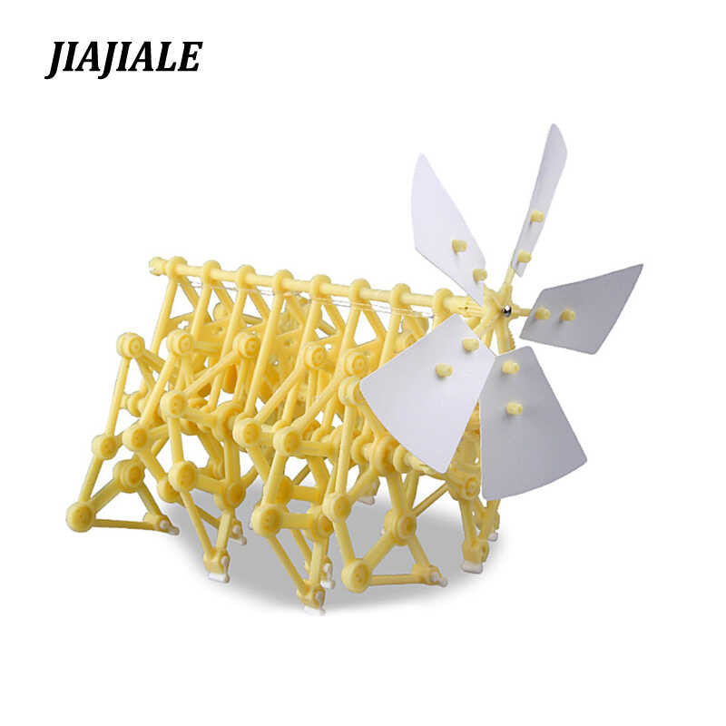 Powered DIY Wind Beast Puzzle Assembly Model Kit Walking Robot Robot ...