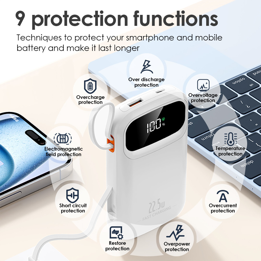 Livelylife Power Bank 20800 mAh Portable Power Bank 22.5w PD Fast ...