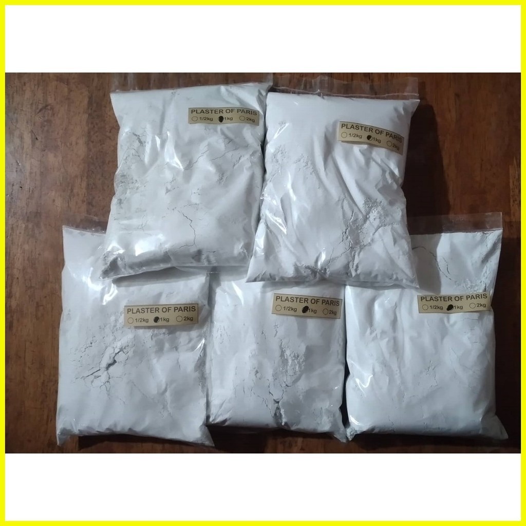 ∏ ☫ 1/2 kg, 1kg, 2 kg PLASTER OF PARIS/GYPSUM POWDER/CASTING POWDER ...