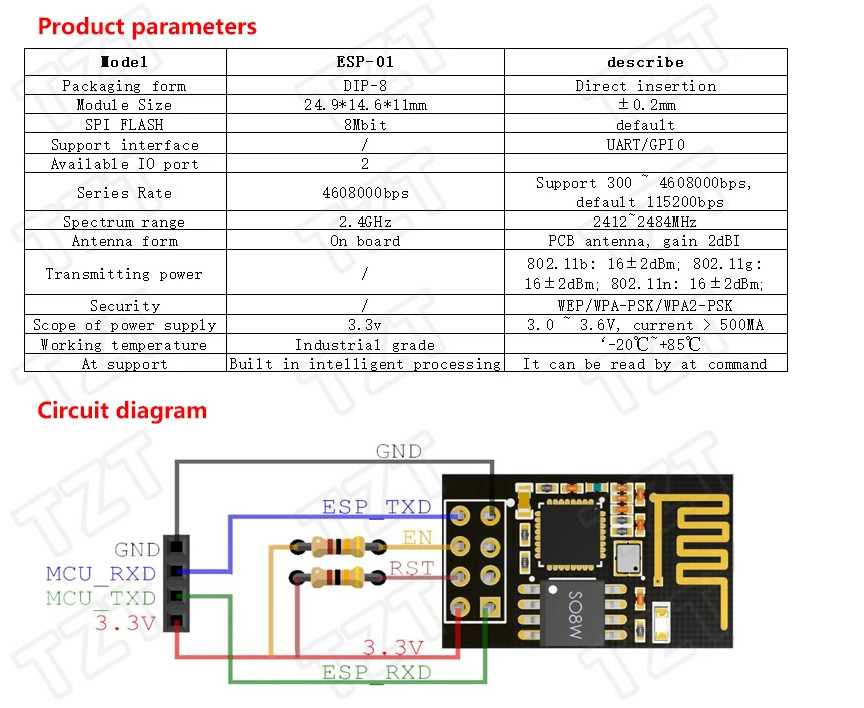 Esp01 Esp01s Programmer Adapter Uart Gpio0 Esp 01 Esp 01s Adaptaterr Esp8266 Ch340g Usb To