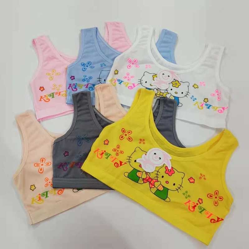 12-6 pcs cartoon COD Half inner sando bra for girls | Shopee Philippines