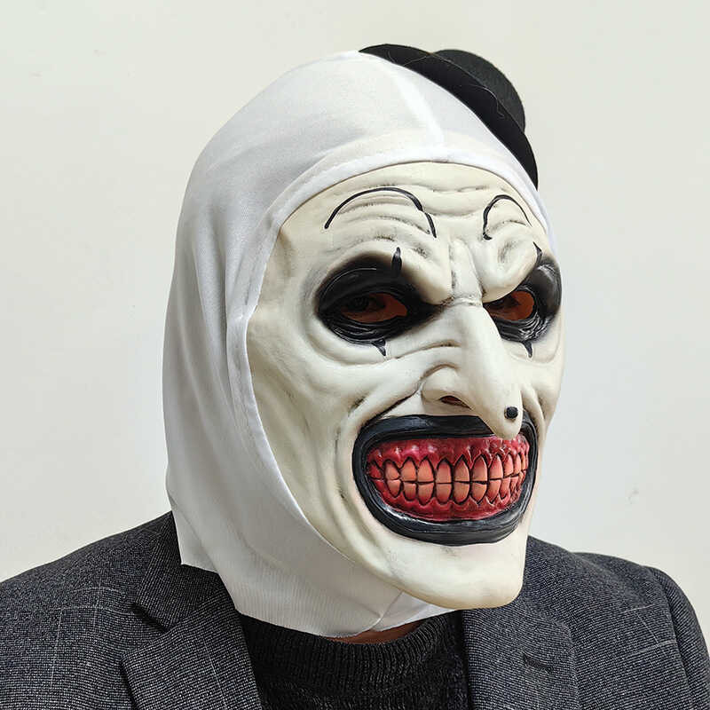 Horror Terrifier Art The Clown Mask Cosplay Creepy Bloody Demon Evil ...