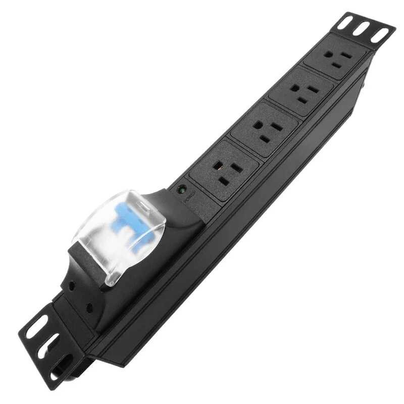 Rack PDU Network Power Strip 3500W 4 US Socket 16A Circuit Breaker ...