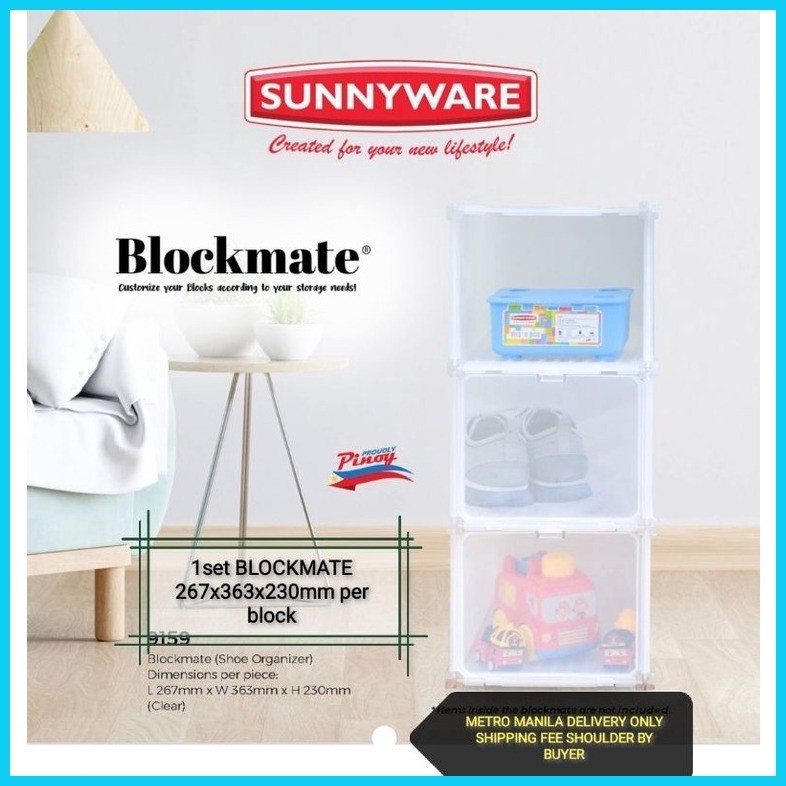 ∆ sunnyware blockmate shoemate shoebox multi purpose box (for other ...