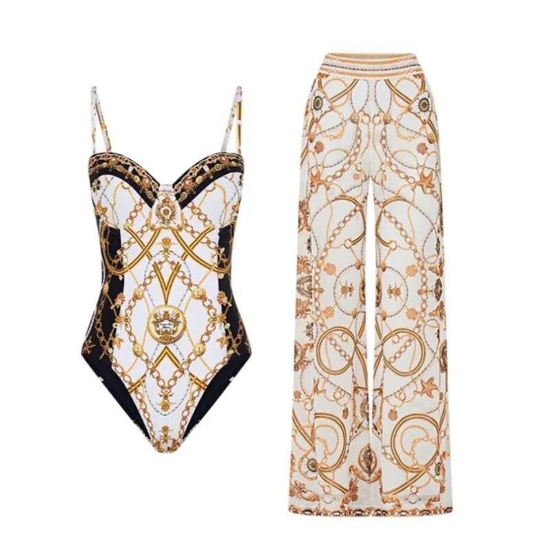 Eb 2024 New Vintage Swimsuit One Piece Swimwear Holiday Beachwear ...