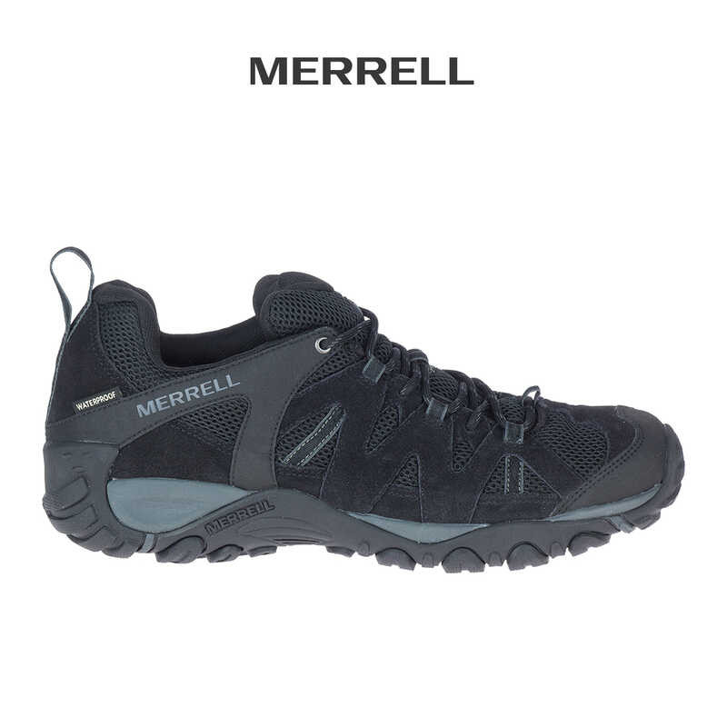 Merrell Men's Hiking - DEVERTA 2 WATERPROOF (Black/Granite) | Shopee ...