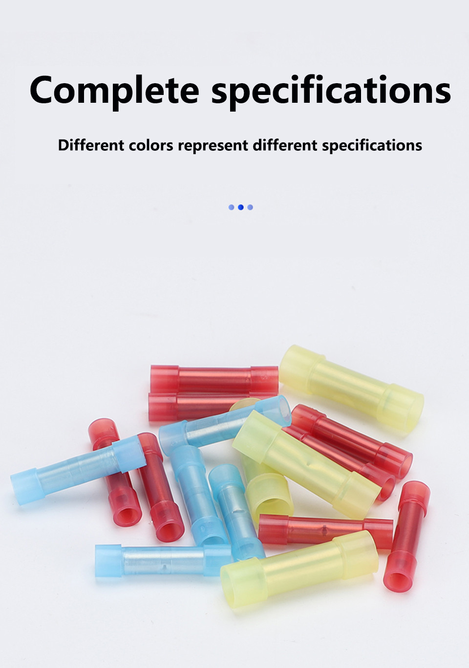 Nylon Insulated Terminal BNFY electricity Wire middle Butt Terminal ...