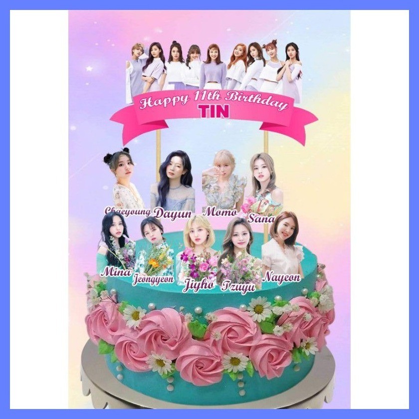 Twice Cake Topper with Name | Shopee Philippines