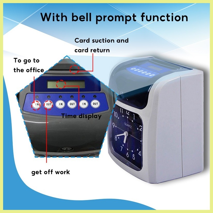 Attendance Machine Attendance Bundy Clock Payroll Biometrics Employee ...