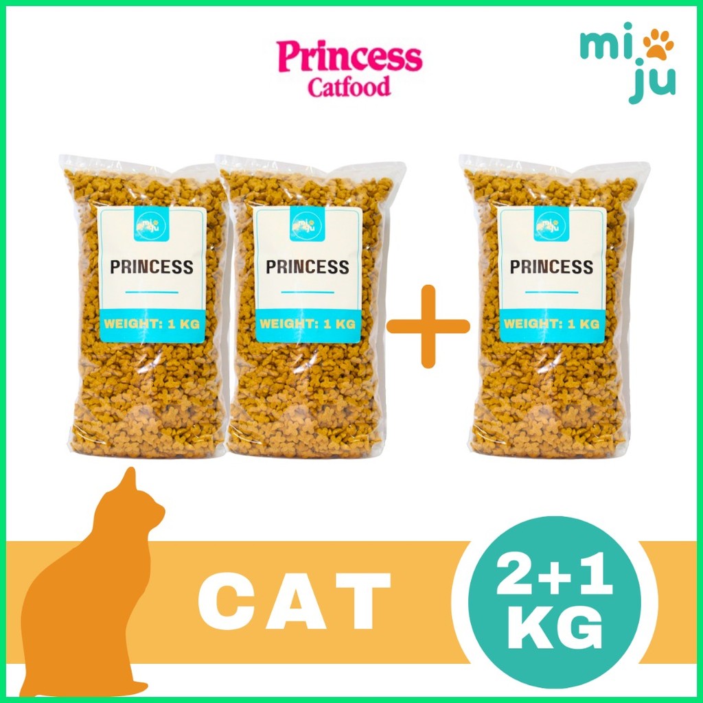 ∩ [2+1 BUNDLE] Princess Catfood Tuna Flavor - Repacked (1kg) | Shopee ...