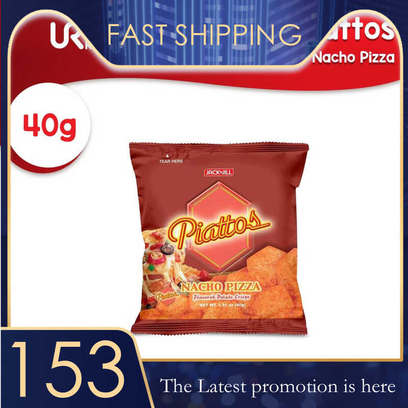 Piattos Nacho Pizza Flavored Potato Crisps 40G | Shopee Philippines
