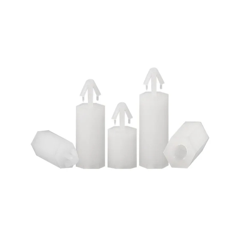 M3 M4 White Nylon Spacer Sscrews For PC Board Spacer Screws Fixing Clip ...