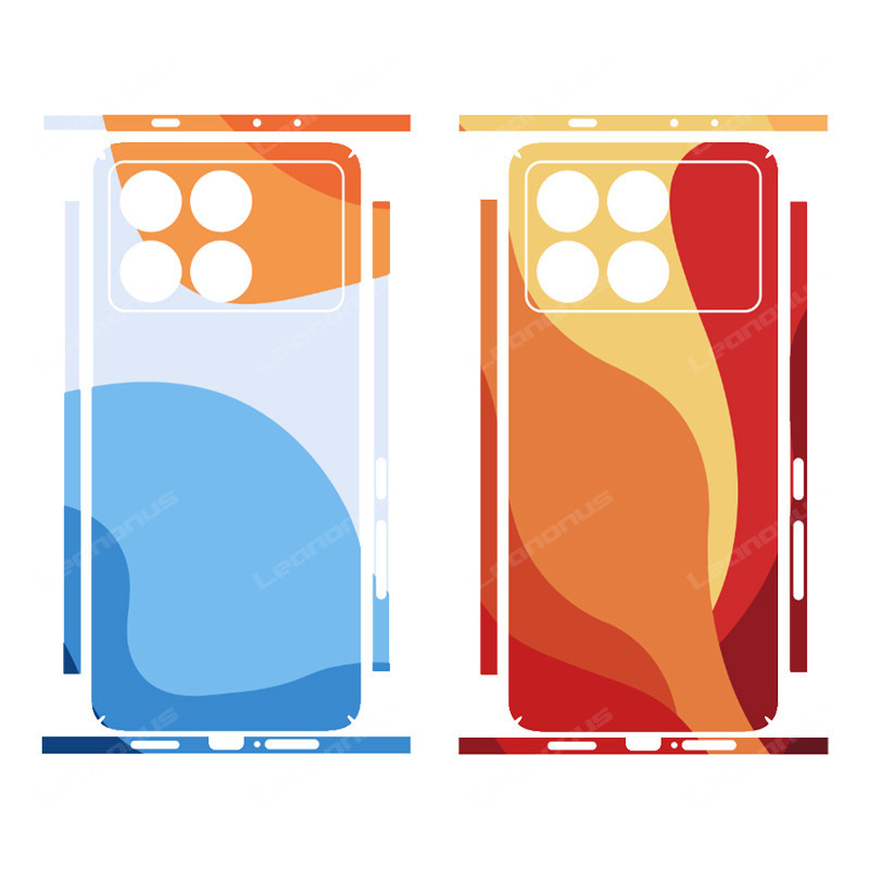 Colorful Skin for Xiaomi Poco X6 X7 Pro F5 F6 F7 Pro Ultra Morandi Back ...