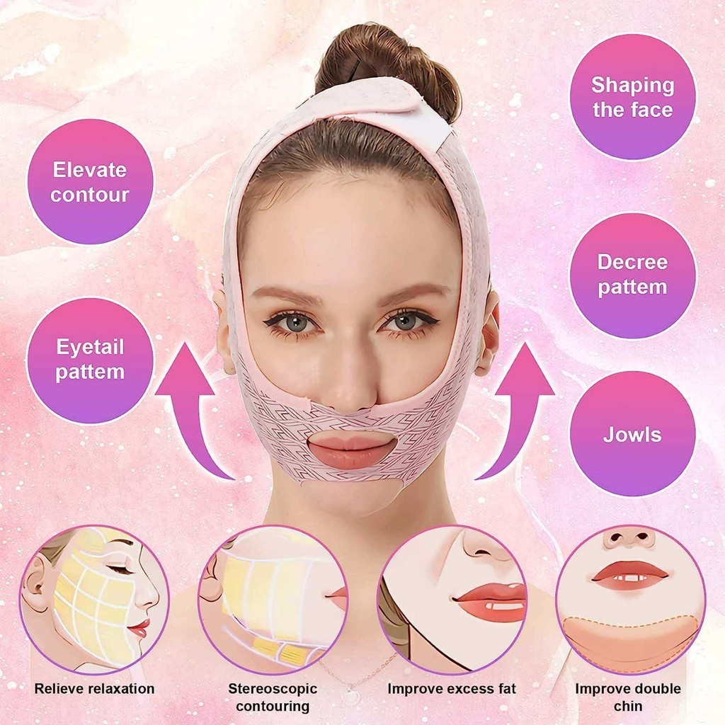 Sevich Beauty Face Sculpting Sleep Mask V Shaped Face Lifting Bandage ...