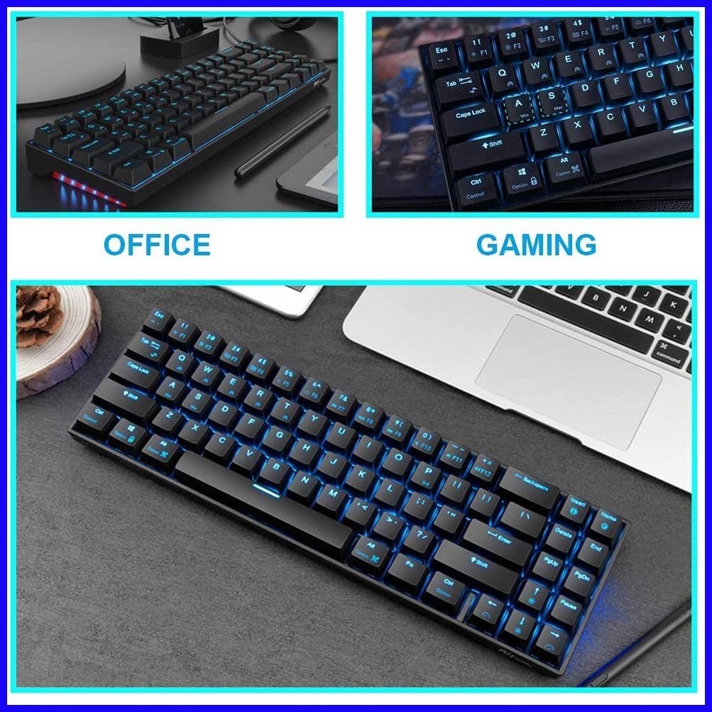 Royal Kludge RK RK71 RGB 71 Keys Dual-Mode 70% Mechanical Gaming ...