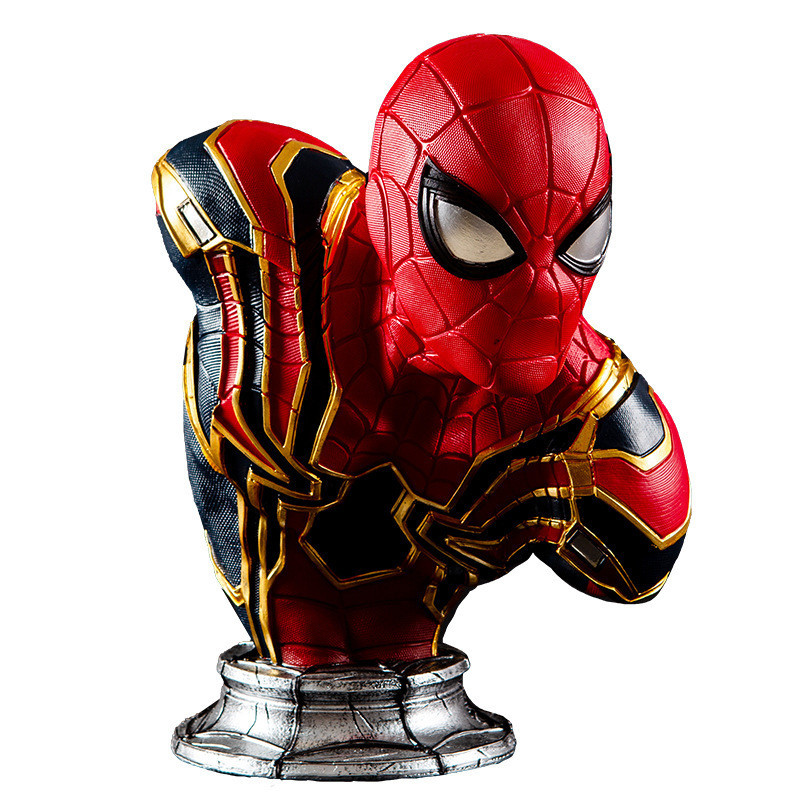 Marvel Series High-quality Figures Wholesale Spider-Man Bust 1:1 ...